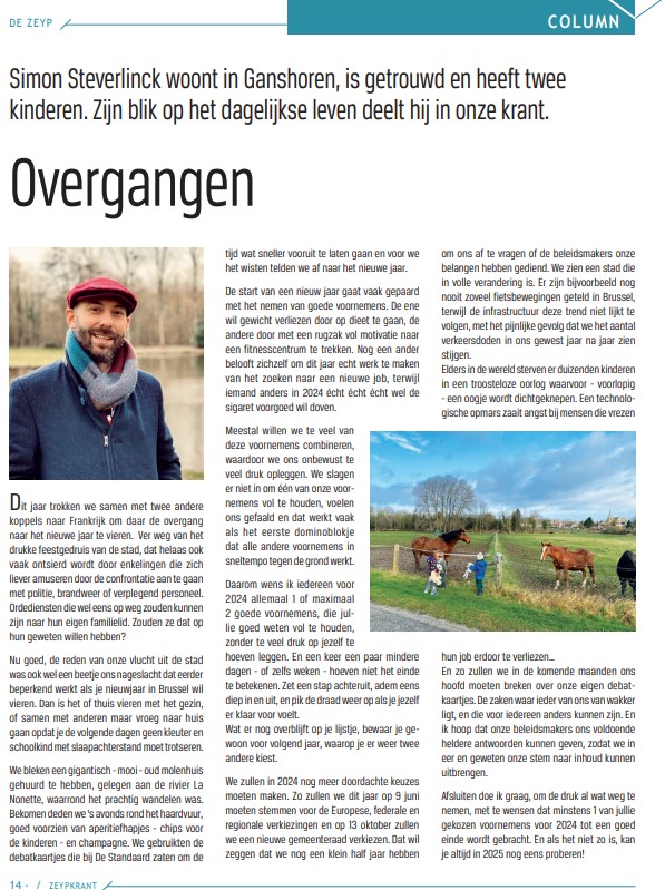 Overgangen | Simon Steverlinck